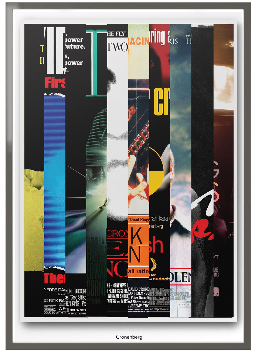David Cronenberg: Cinema Posters, Filmography Print – MrMustardPrints