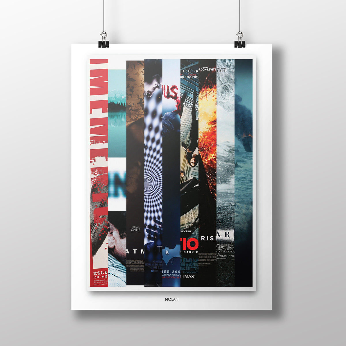 Christopher Nolan: Cinema Posters, Filmography Print – MrMustardPrints
