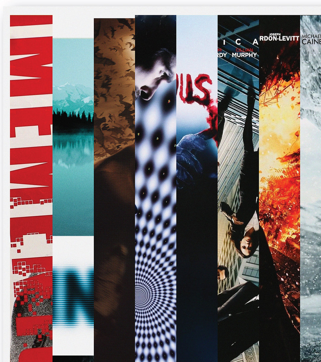 Christopher Nolan: Cinema Posters, Filmography Print – MrMustardPrints